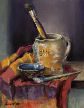 Studio Still Life | Gina Wright, Scottish Artist